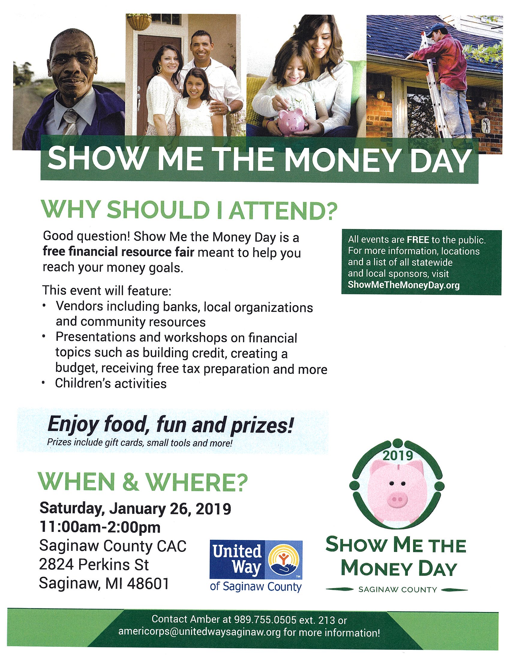 Show Me The Money Day – Saginaw CAC